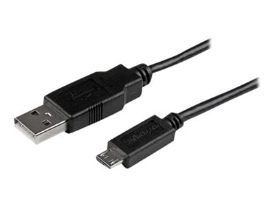 StarTech.com 1m Mobile Charge Sync USB to Slim Micro USB Cable M/M ...
