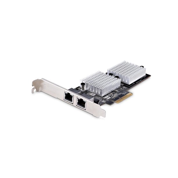 StarTech.com 2-Port 10Gbps PCIe Network Adapter Card, Network Card for ...