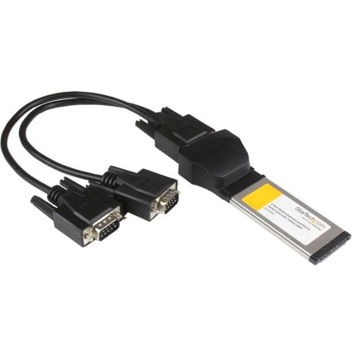StarTech.com 2 Port Native ExpressCard RS232 Serial Adapter Card with ...