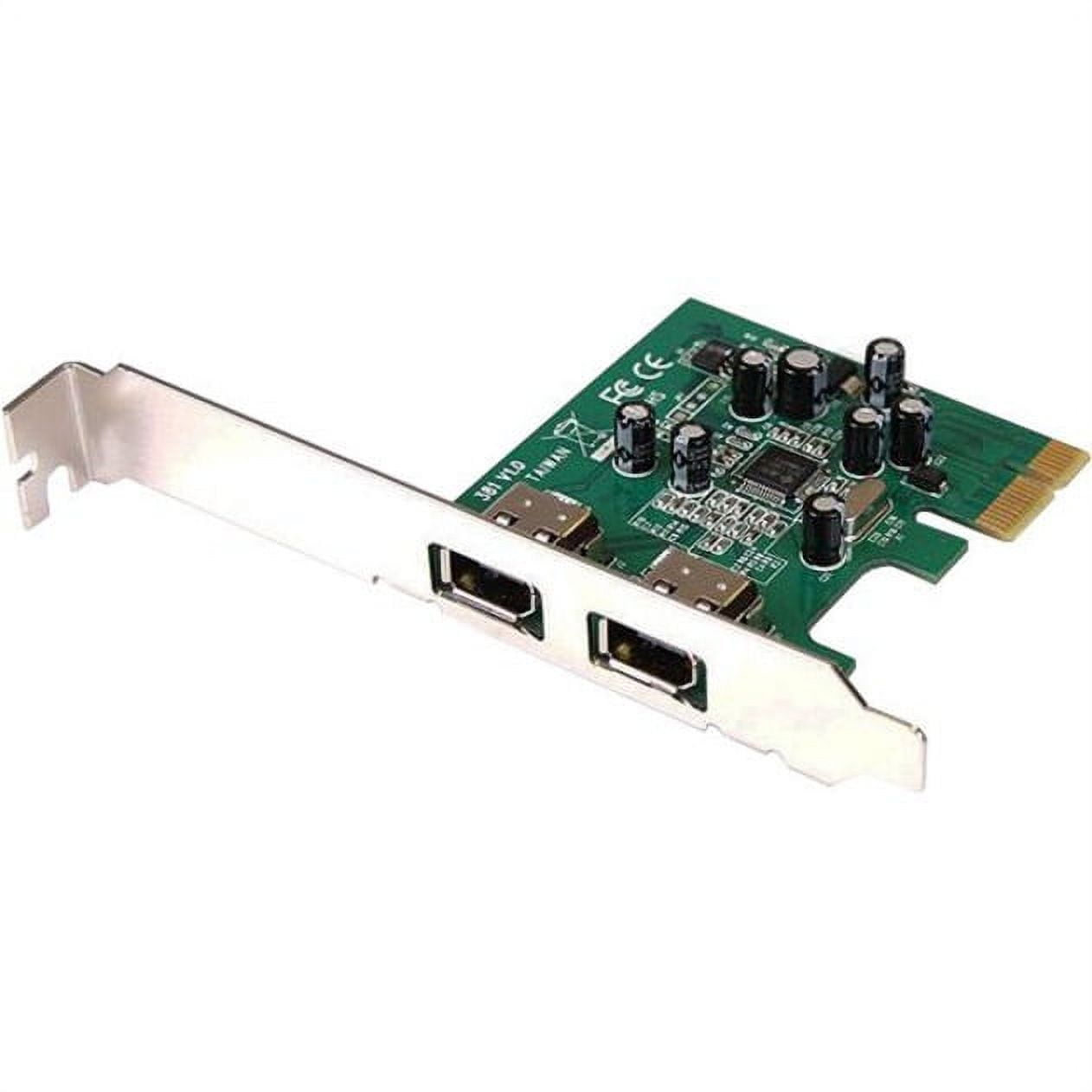 2-Port PCI Express 1394a FireWire 400 Card - Walmart.com