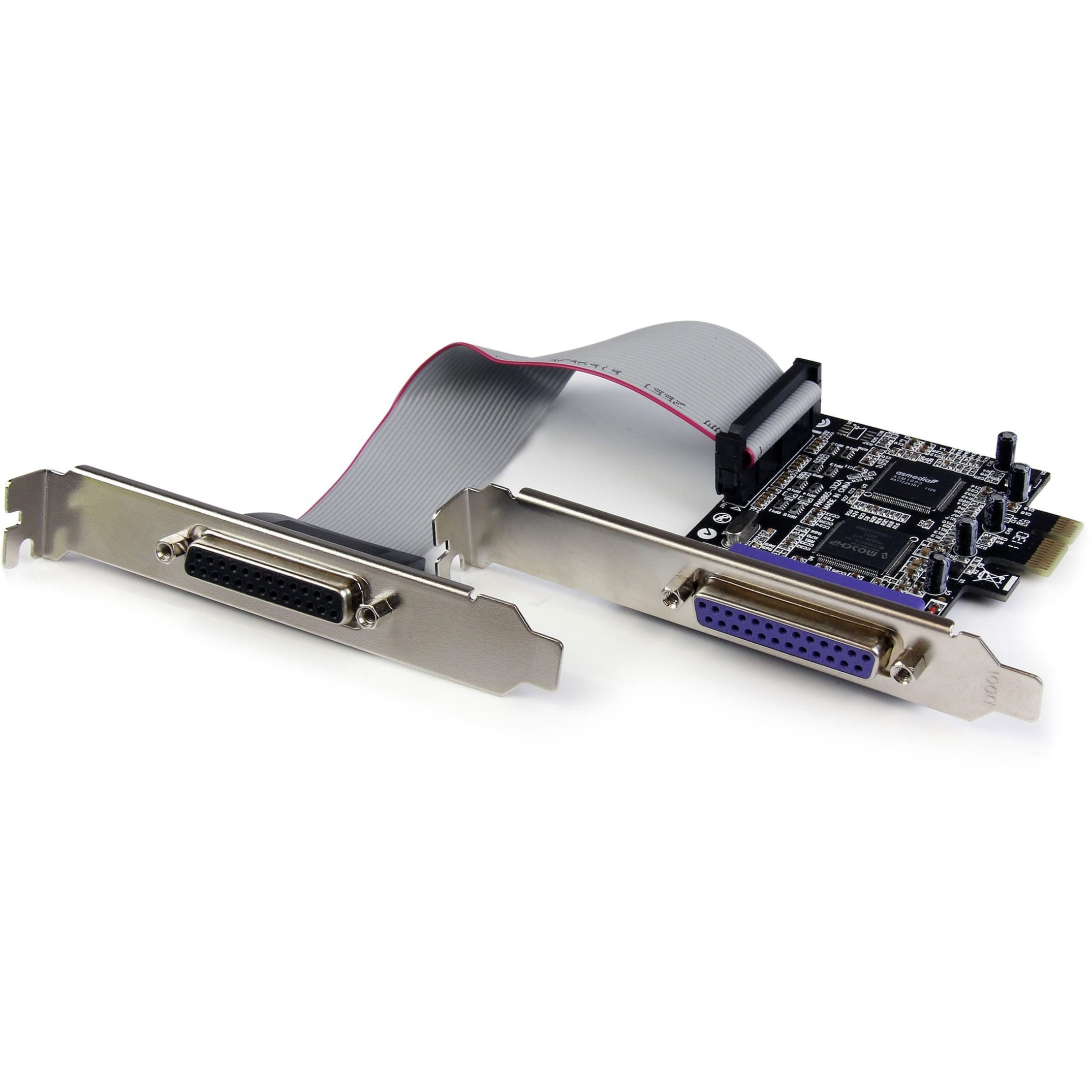 Startech.com PEX2PECP2 2 Port PCIe Parallel Adapter - Walmart.com