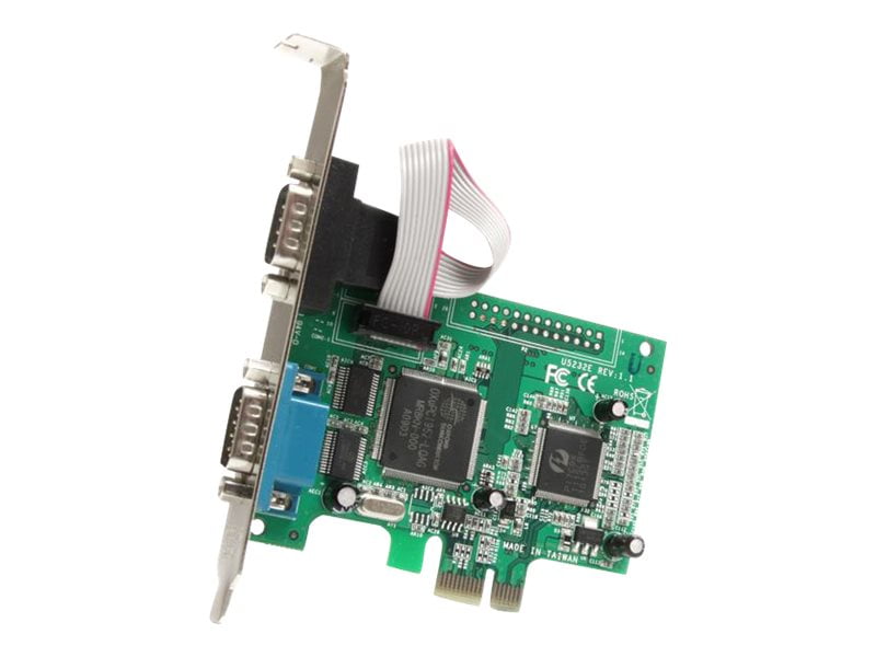 StarTech.com 2 Port PCI Express RS232 Serial Adapter Card with 16950 UART - Walmart.com