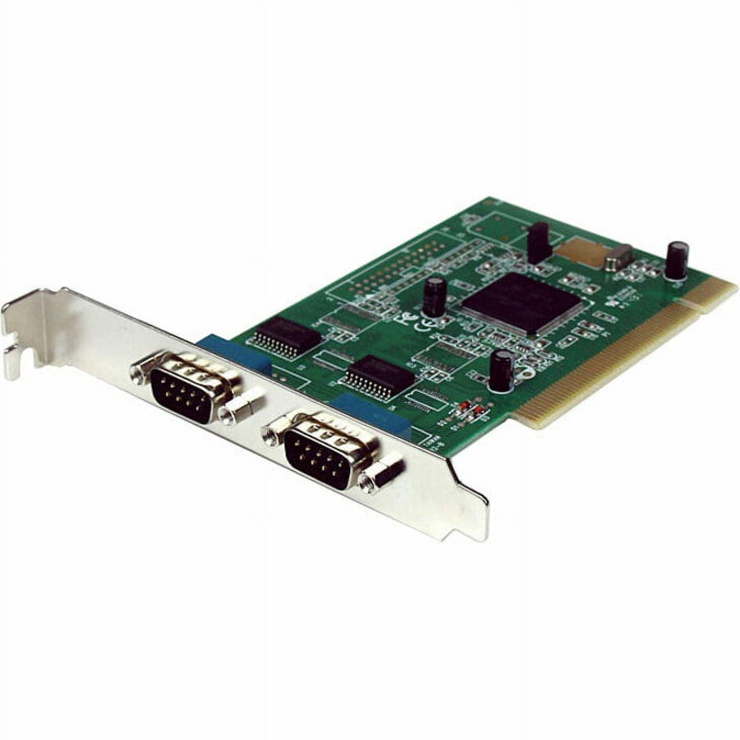 StarTech.com 2 Port PCI RS232 Serial Adapter Card with 16950 UART - Walmart.com
