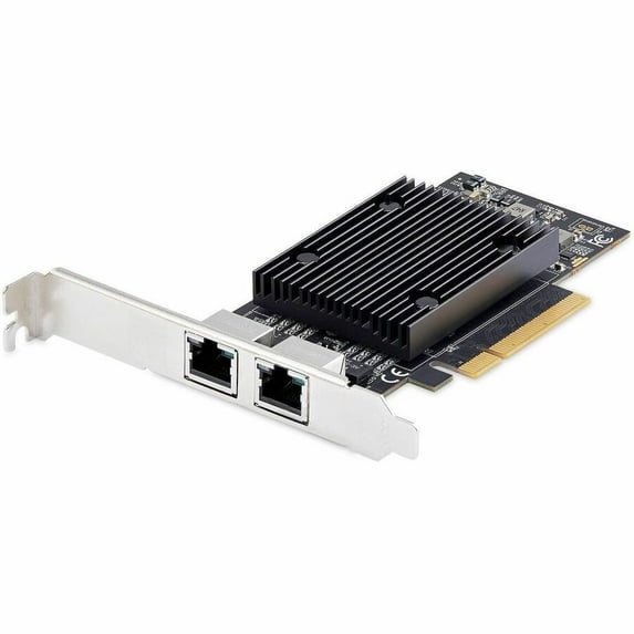StarTech.com 2-Port PCIe 10Gb Ethernet Network Card, Dual RJ45 10GBase ...