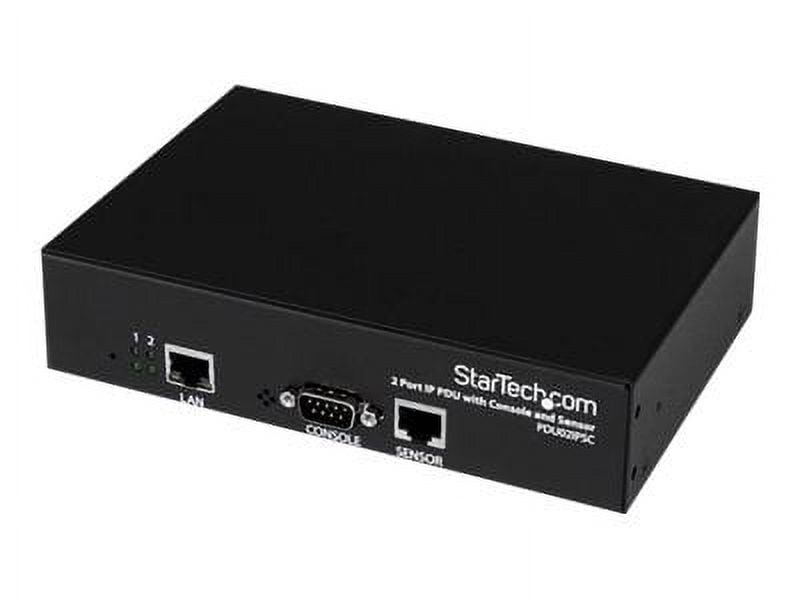 StarTech.com 2 Port Switched IP PDU - Remotely Managed IP Power Switch ...