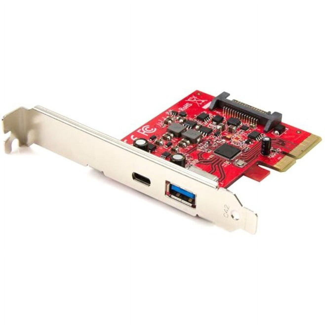 StarTech.com USB C PCIe Card, 2 Port, 1x USB-C, 1x USB-A, UASP, 10Gbps ...