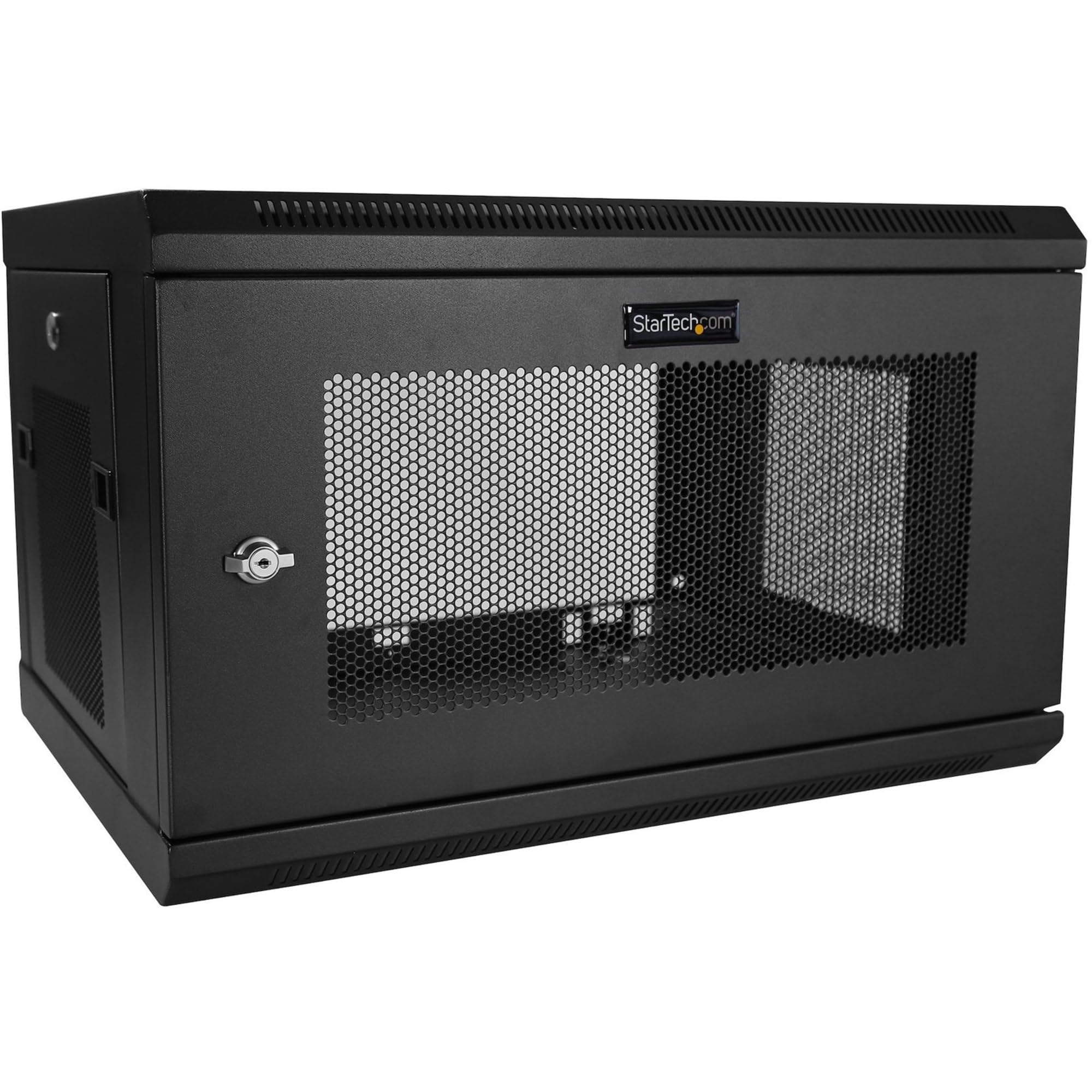 StarTech.com 2-Post 6U Wall Mount Network Cabinet w/ 1U Shelf, 19" Wall ...