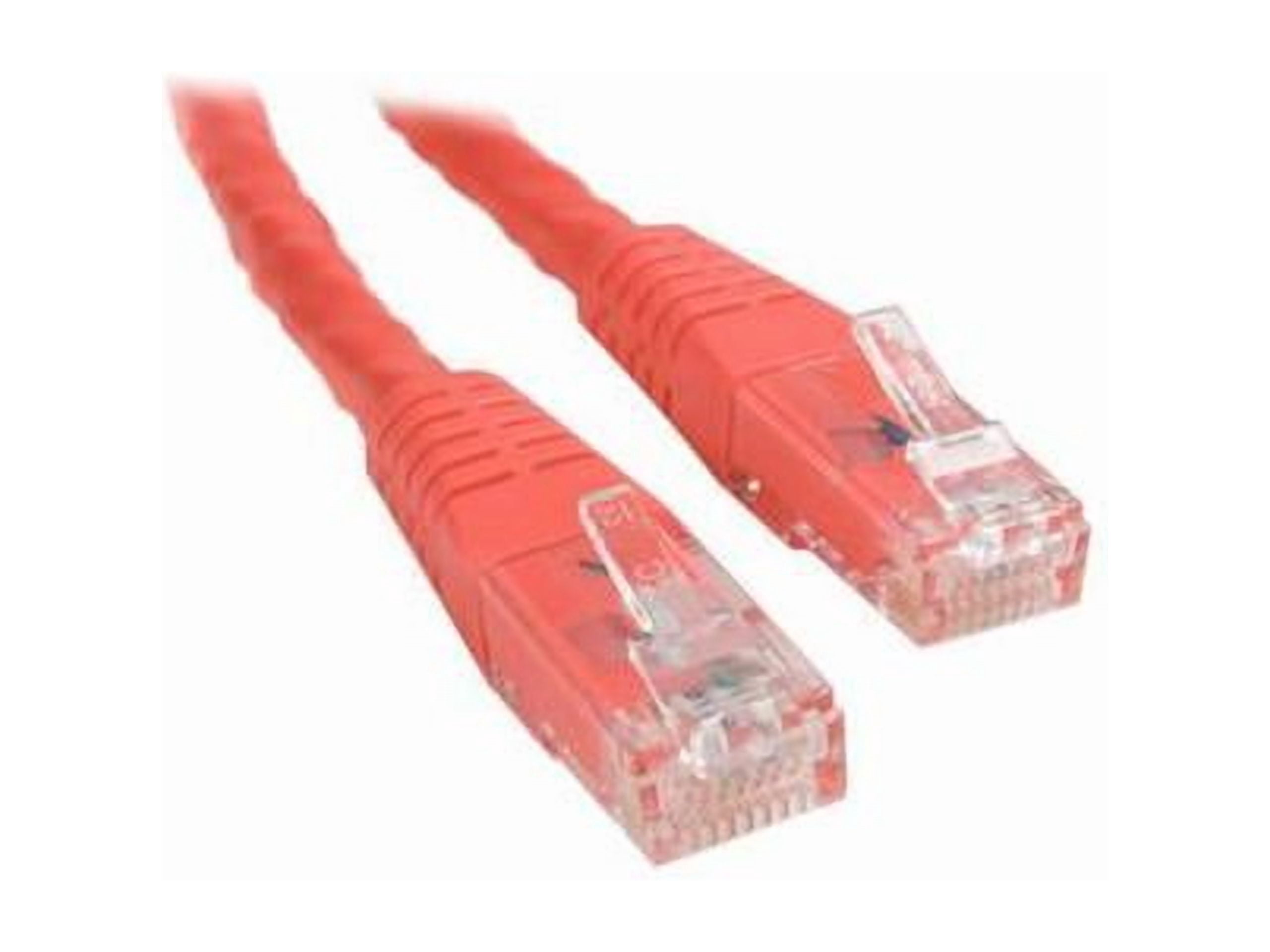 StarTech 2ft CAT6 Ethernet Cable - Red CAT 6 Gigabit Ethernet Wire ...