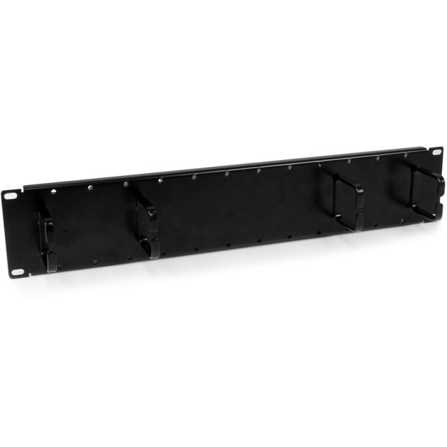 StarTech.com 2U Double-Sided Horizontal Cable Management Panel with ...