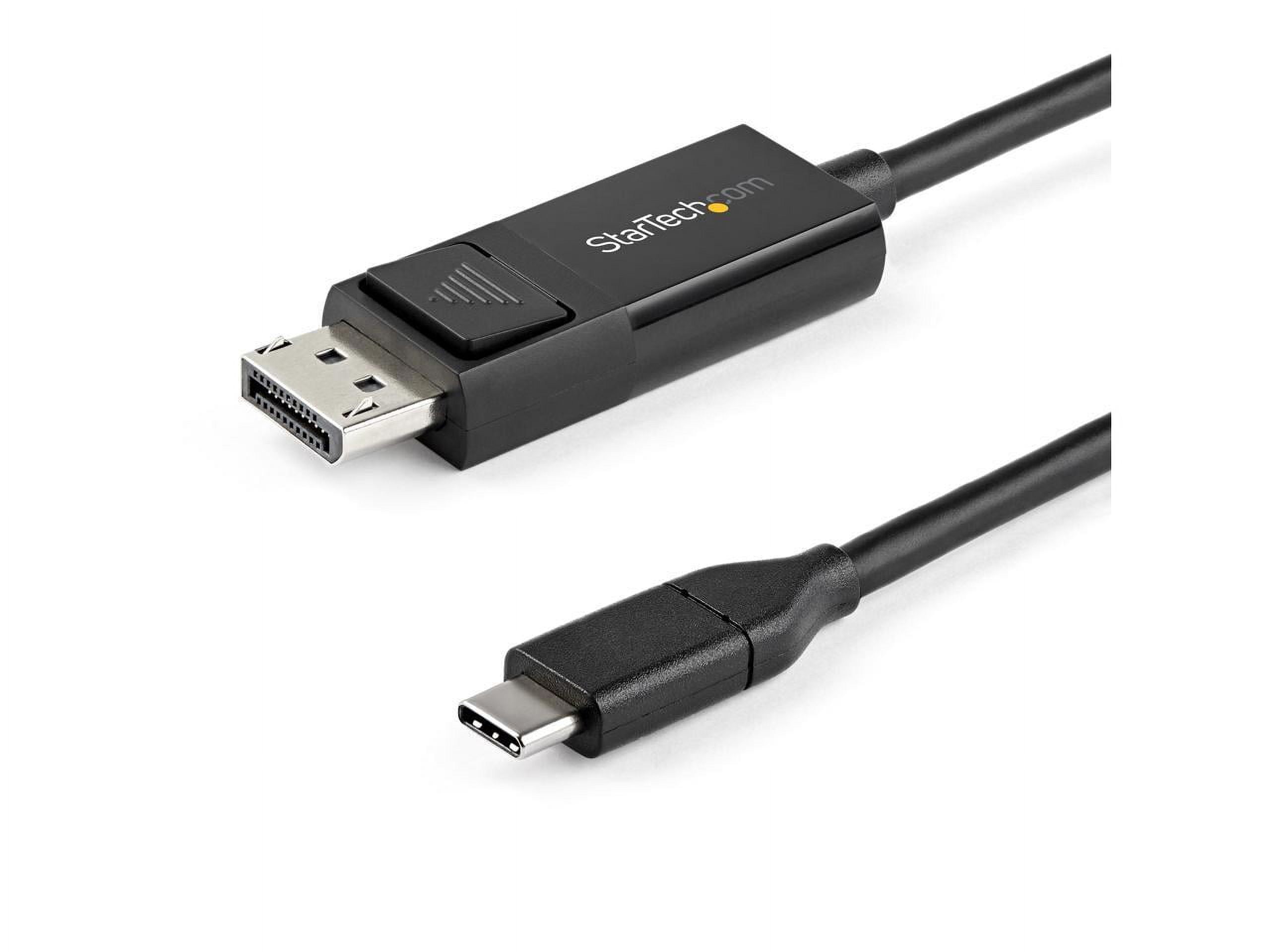 StarTech.com 3.3 ft. (1 m) USB C to DisplayPort 1.2 Cable ...