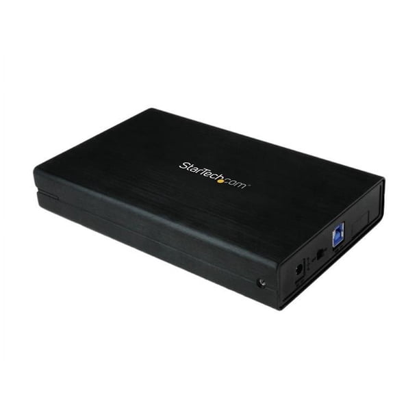 StarTech.com 3.5in Black USB 3.0 External SATA III Hard Drive Enclosure ...
