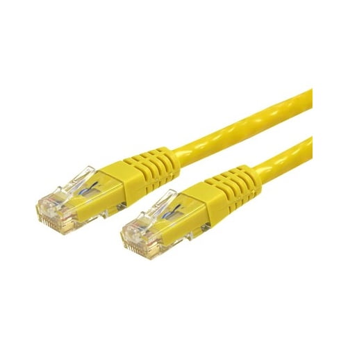 StarTech.com 35 ft Yellow Molded Cat6 UTP Patch Cable - ETL Verified ...