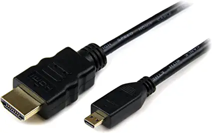 StarTech.com 3ft Micro HDMI to HDMI Cable with Ethernet - 4K 30Hz Video - Durable High Speed ...