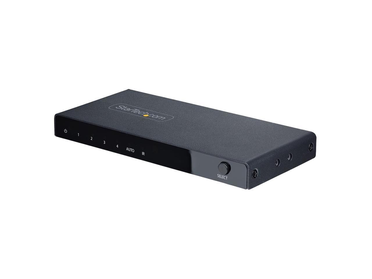 StarTech.com 4-Port 8K HDMI Switch - HDMI 2.1 Switcher 4K 120Hz HDR10 ...