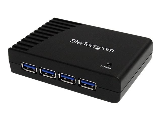 StarTech.com 4-Port USB 3.0 SuperSpeed Hub with Power Adapter ...