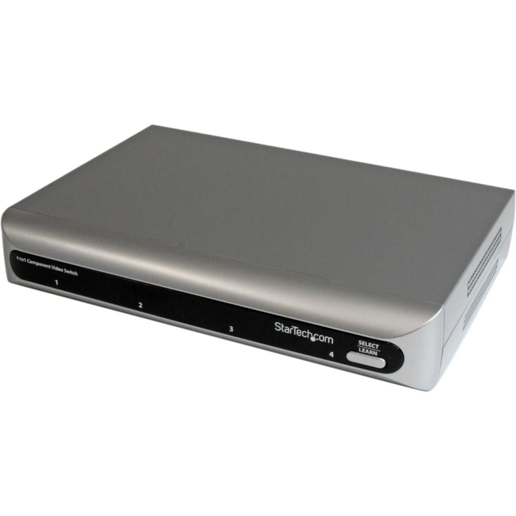StarTech.com 4 Port Component Video Switch with Digital Audio and ...