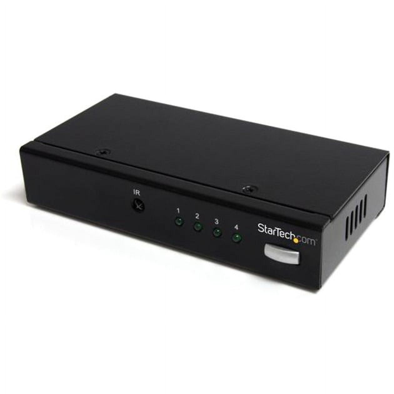 4 Port DisplayPort Video Switch & IR Remote Control - Walmart.com