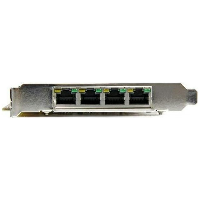 StarTech.com 4 Port Gigabit Power over Ethernet PCIe Network Card - PSE ...
