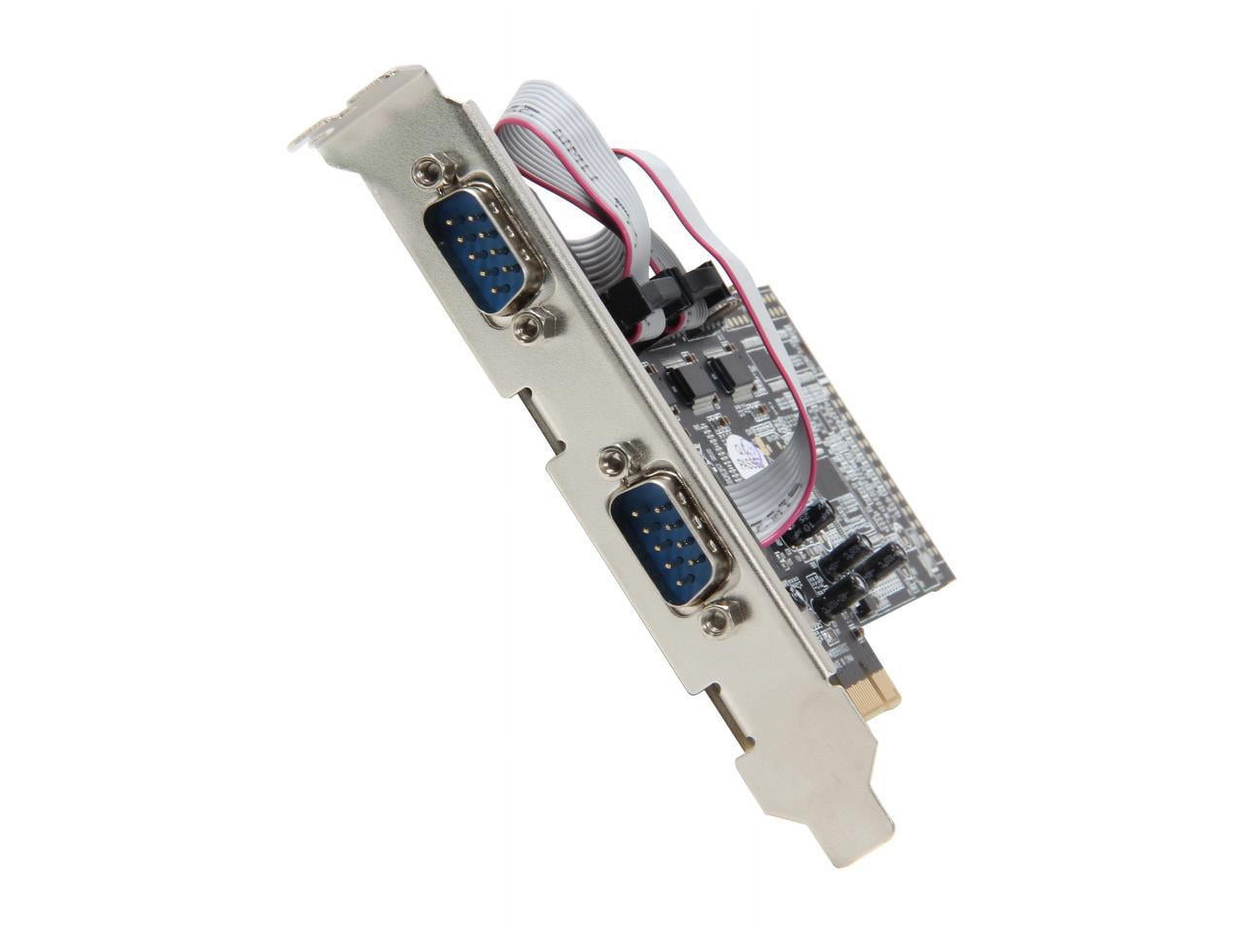 StarTech.com 4 Port Native PCI Express RS232 Serial Adapter Card with ...