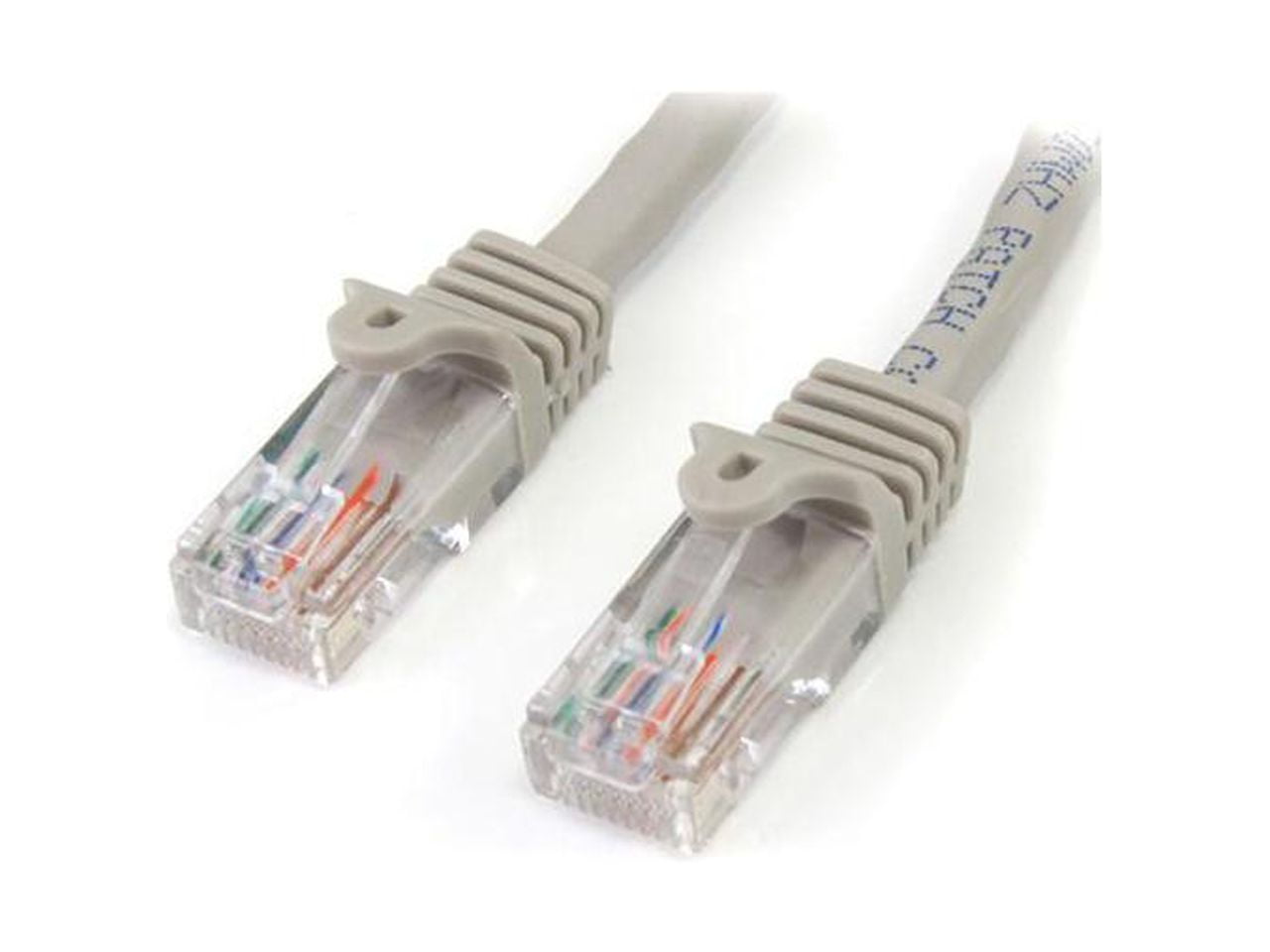 StarTech 50 ft Gray Snagless Cat5e UTP Patch Cable - Walmart Business ...