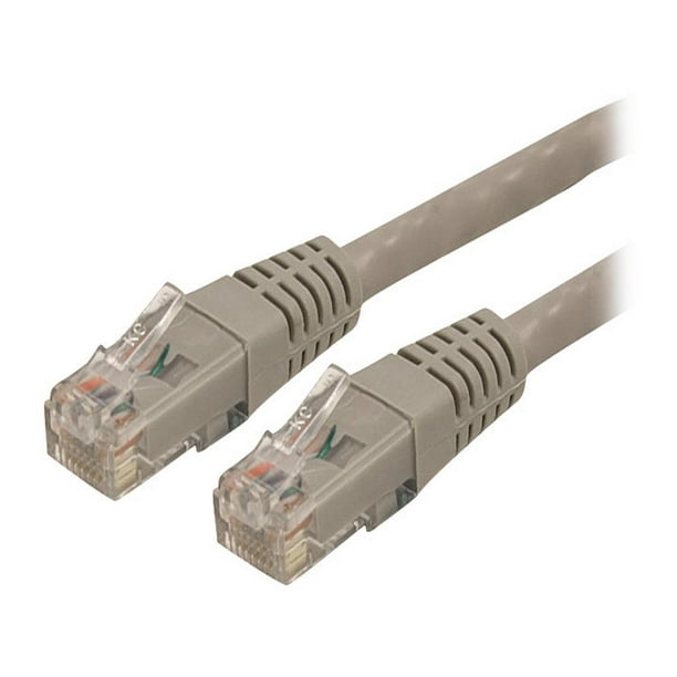 StarTech.com 50 ft Gray Molded Cat6 UTP Patch Cable - ETL Verified ...
