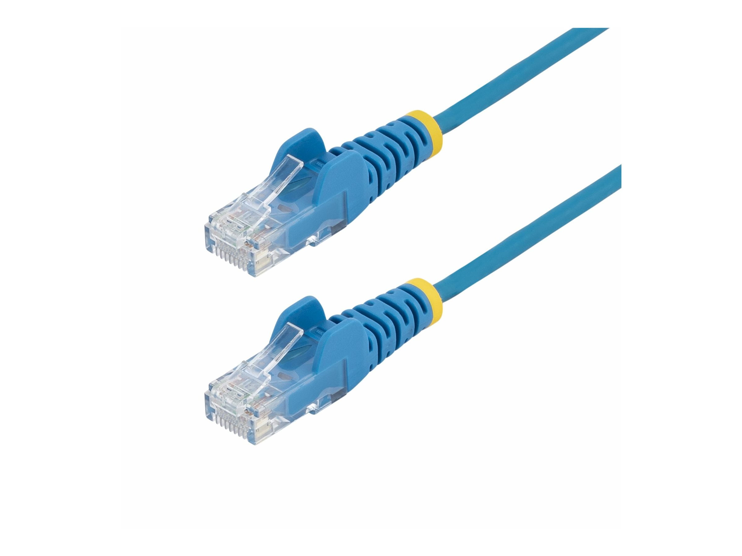StarTech.com 5ft Blue Slim CAT6 Ethernet Cable, Slim Snagless RJ45, UTP ...
