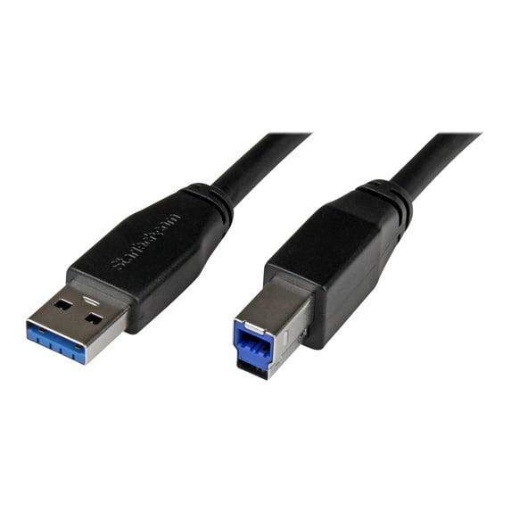 Startech USB3SAB5M 15FT USB 3.0 A TO B CABLE 5M ACTIVE USB TYPE B ...