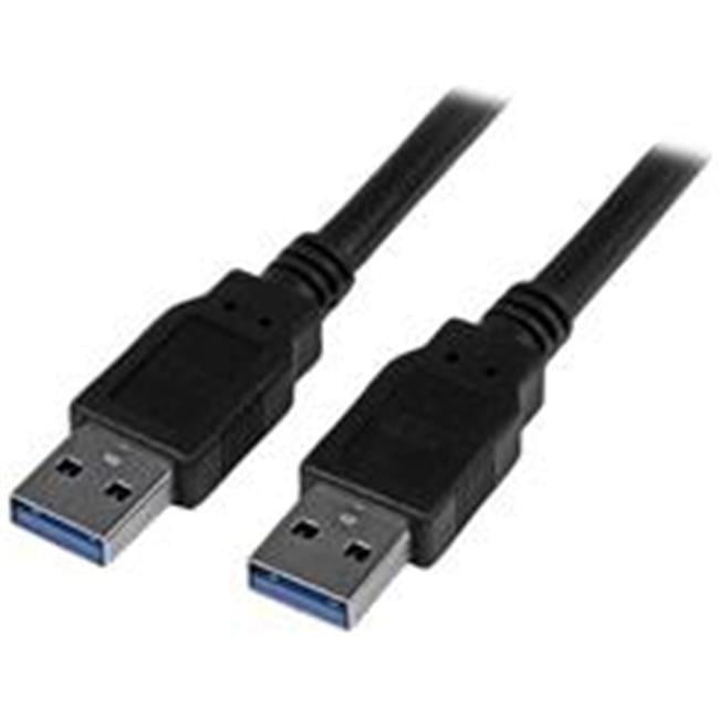 StarTech.com 6 ft. USB 3.0 SuperSpeed A to A Male to Male Cable - Black ...