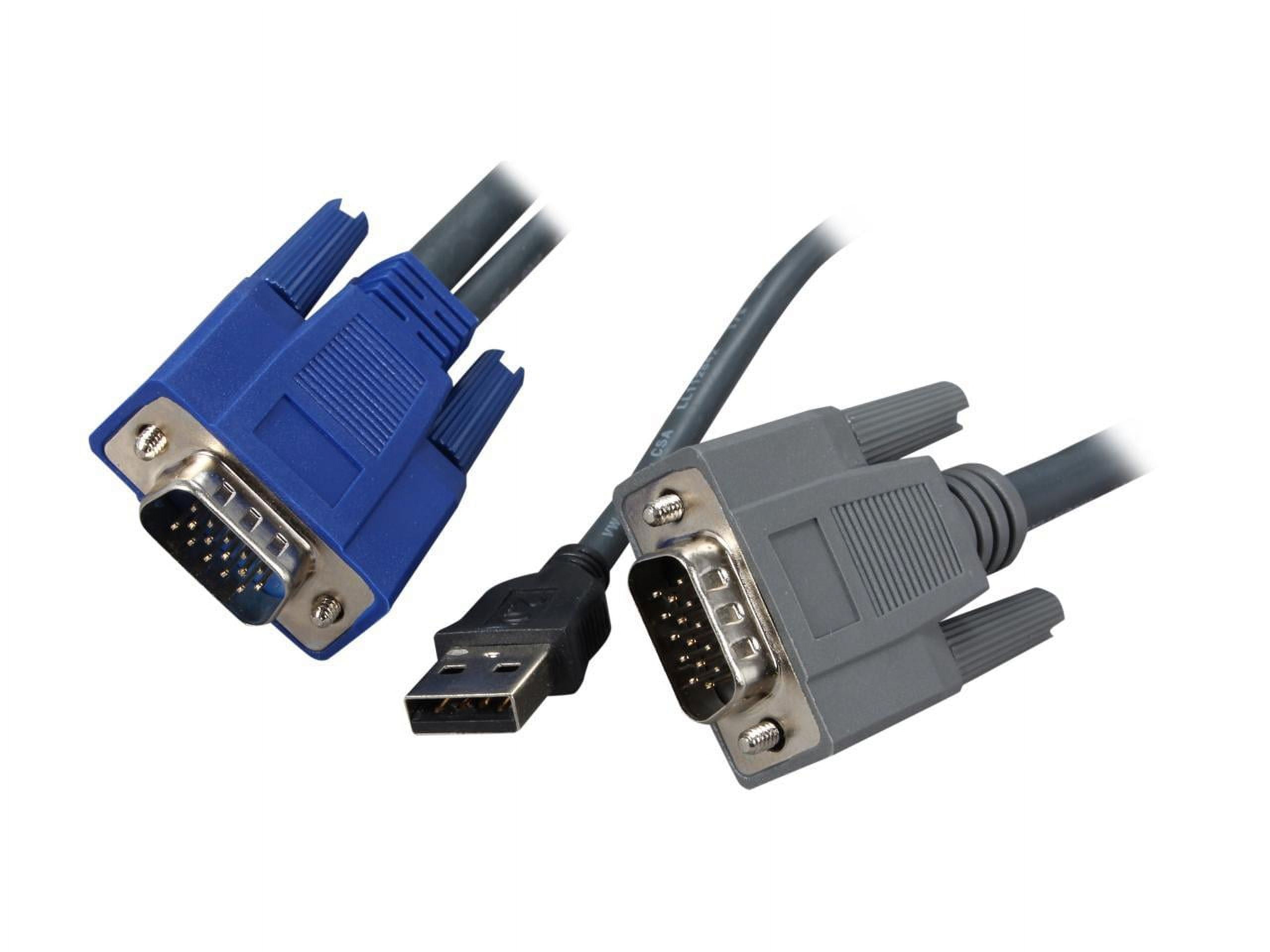 StarTech.com 6 ft. Ultra-Thin USB VGA 2-in-1 KVM Cable SVUSBVGA6 ... StarTech.com 6 ft. Ultra-Thin USB VGA 2-in-1 KVM Cable SVUSBVGA6 ...