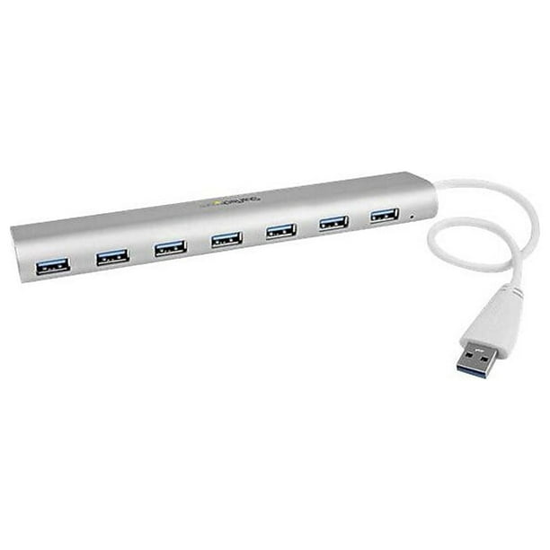StarTech 38.6" Type-A USB Female/Male Hub Silver/White (ST73007UA ...
