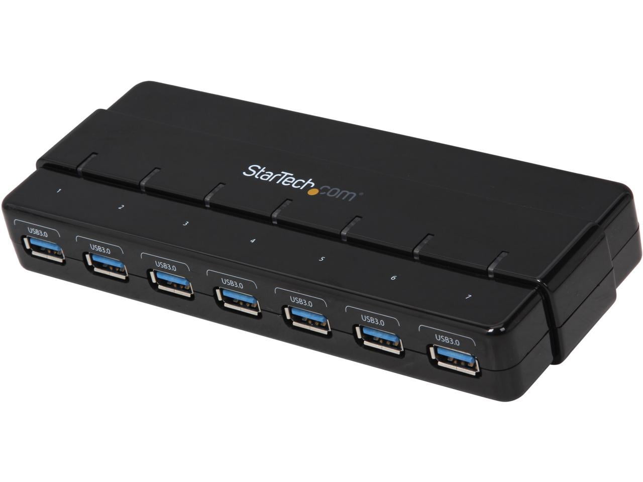 StarTech.com 7 Port USB 3.0 Hub Up To 5 Gbps 7 x USB Universal Multi ...