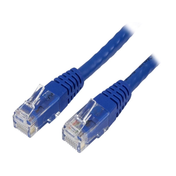 StarTech.com 75 ft Blue Molded Cat6 UTP Patch Cable - Walmart Business ...