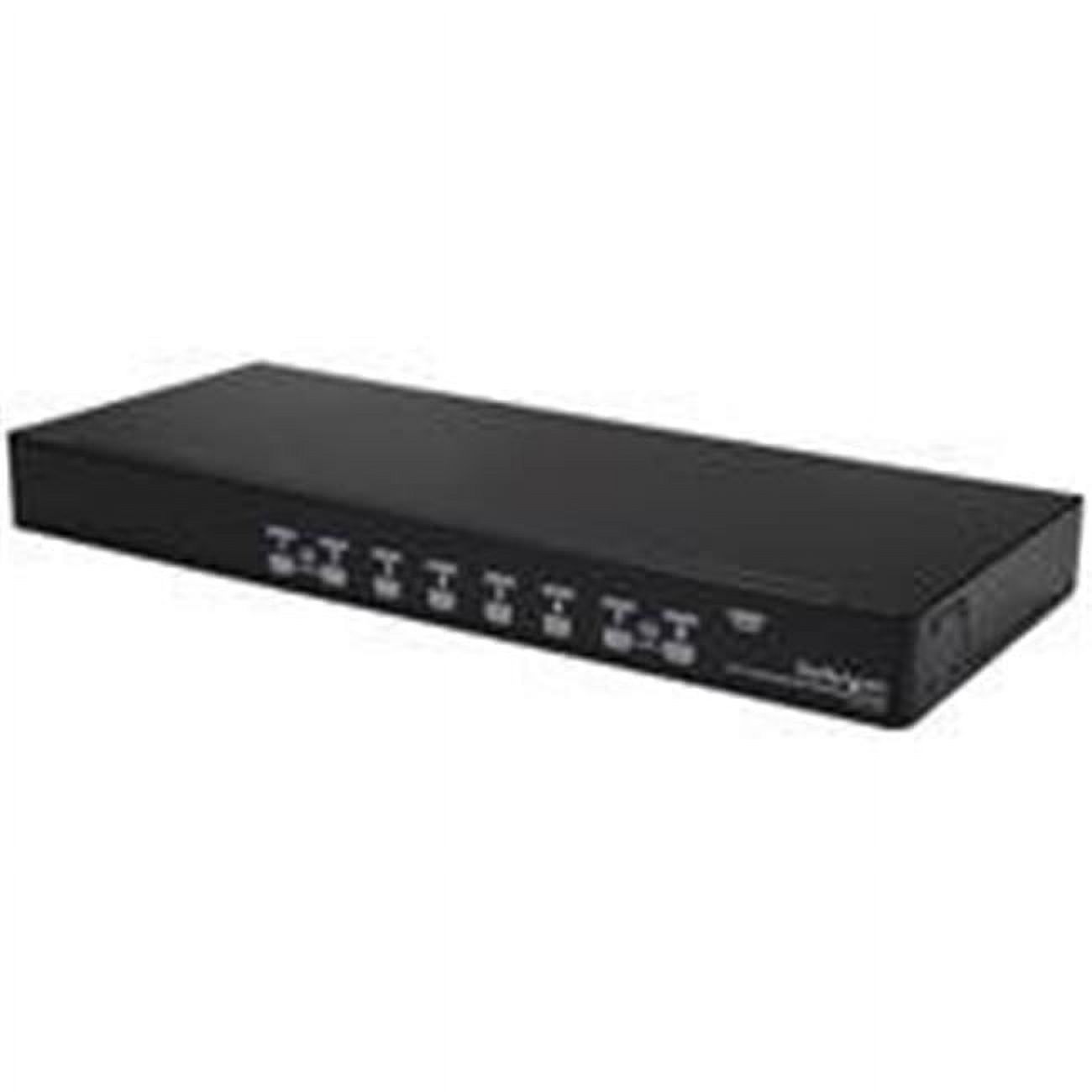 StarTech.com 8 Port 1U Rackmount USB KVM Switch Kit with OSD & Cable ...