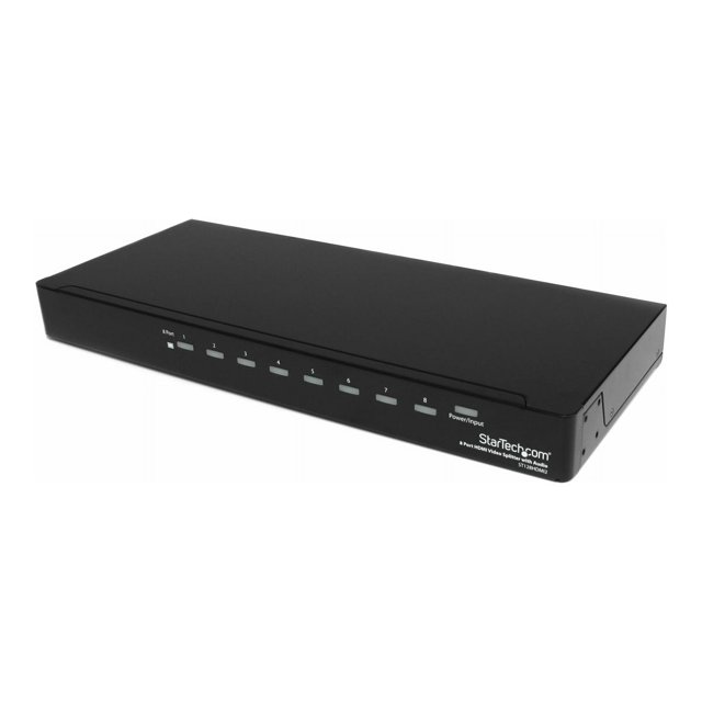 StarTech.com 8 Port HDMI Splitter - Mounting Brackets - HDMI Multi Port ...