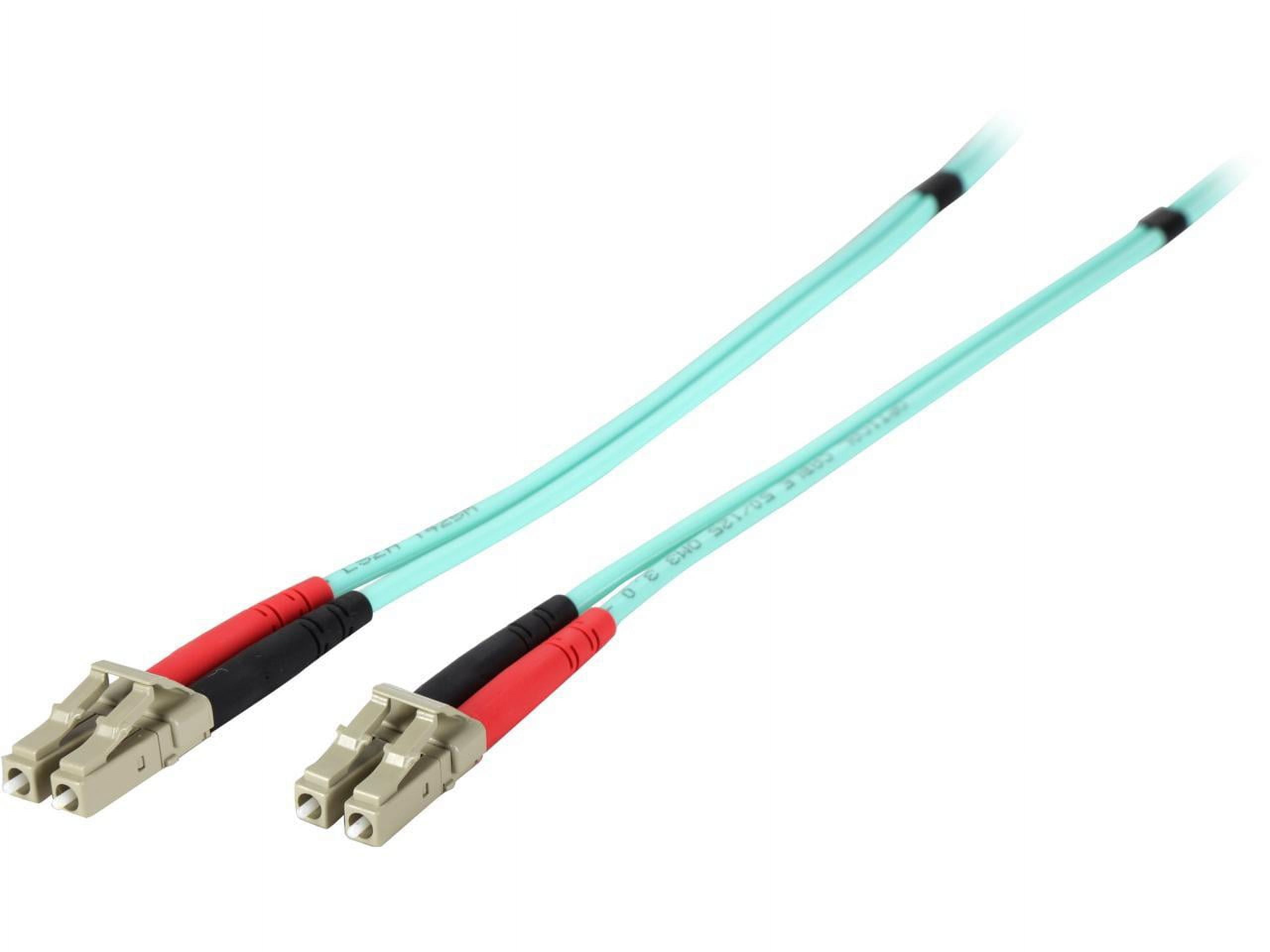 StarTech.com A50FBLCLC5 16.4 ft. Fiber Optic Cable - 10 Gb Aqua - Multimode Duplex 50/125 - LSZH ...