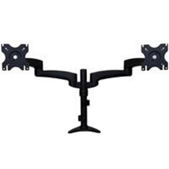 StarTech.com Articulating Dual Monitor Arm Grommet Desk Mount - Black ...