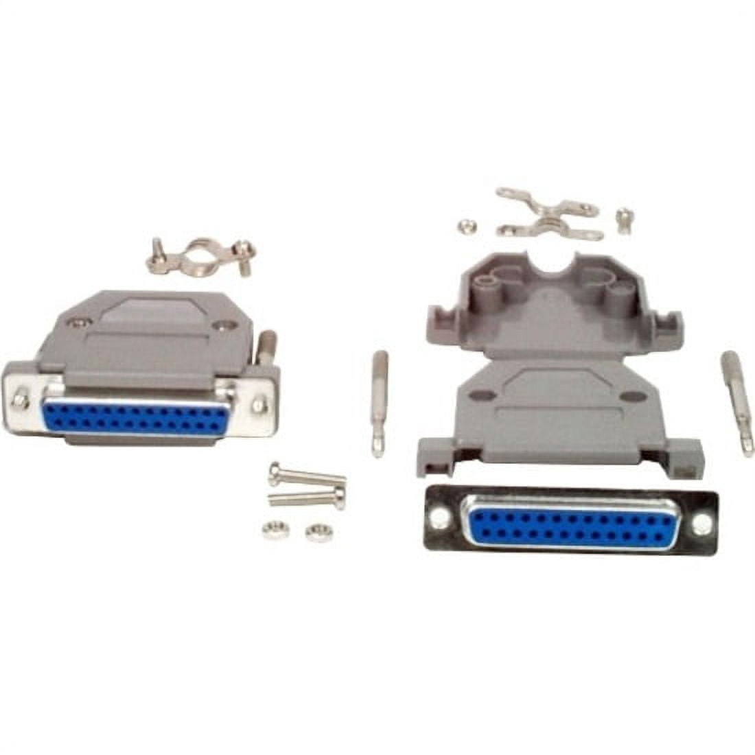 StarTech.com Assembled DB25 Female Solder D-SUB Connector with Plastic ...