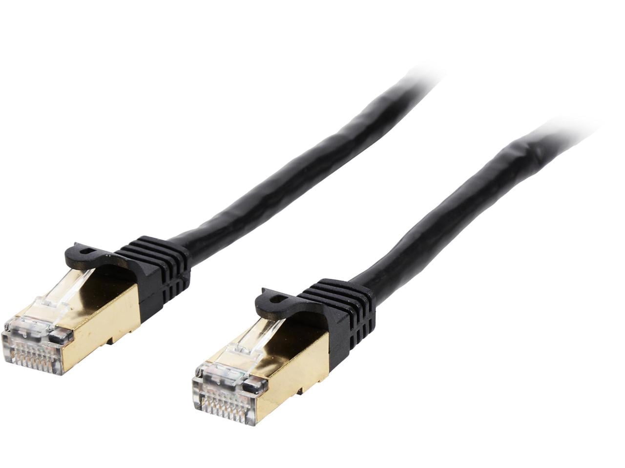 StarTech 25ft CAT6a Ethernet Cable - 10 Gigabit Shielded Snagless RJ45 ...
