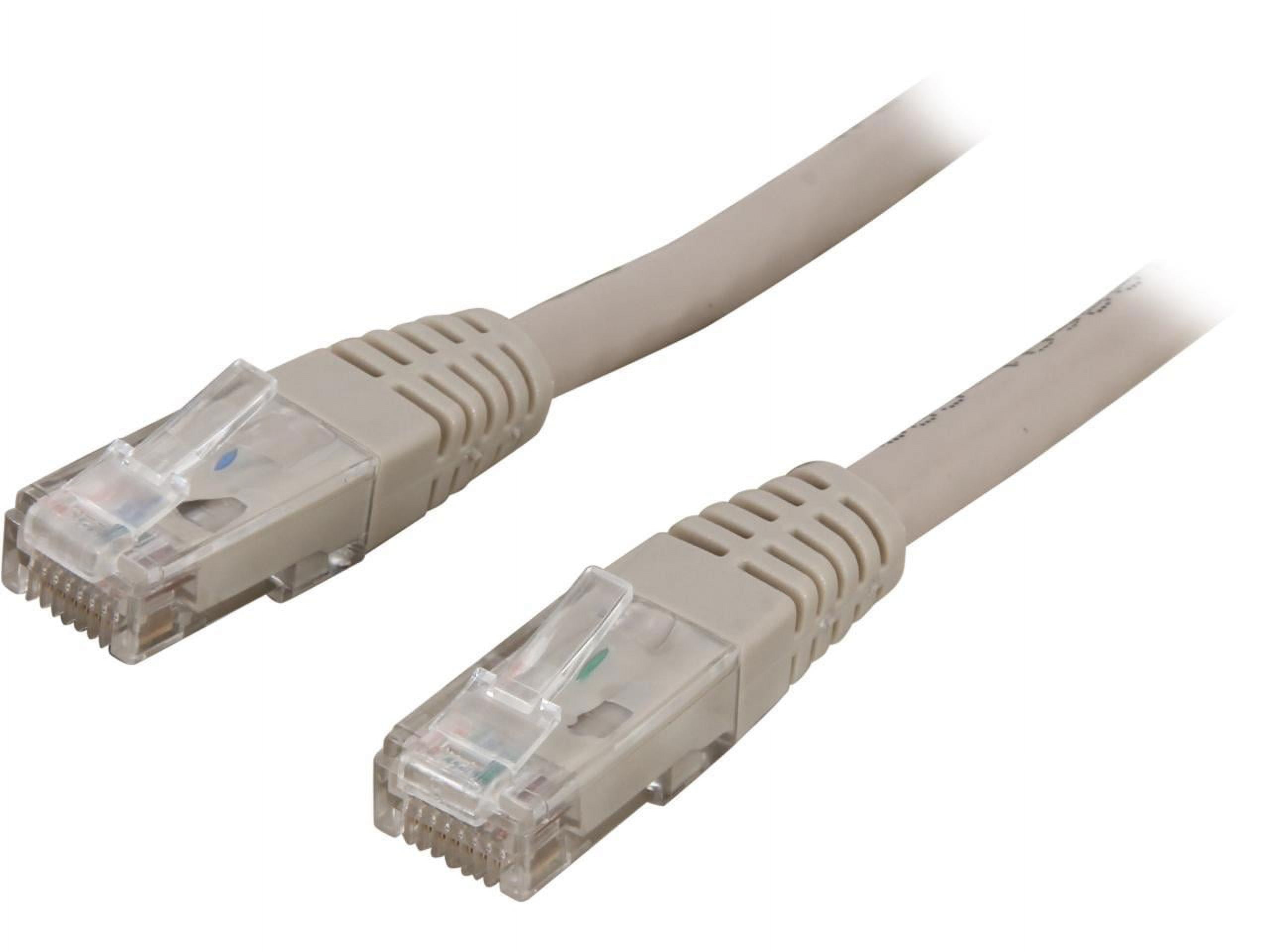 StarTech.com C6PATCH35GR 35 ft. Cat 6 Gray Molded UTP Patch Cable - ETL ...