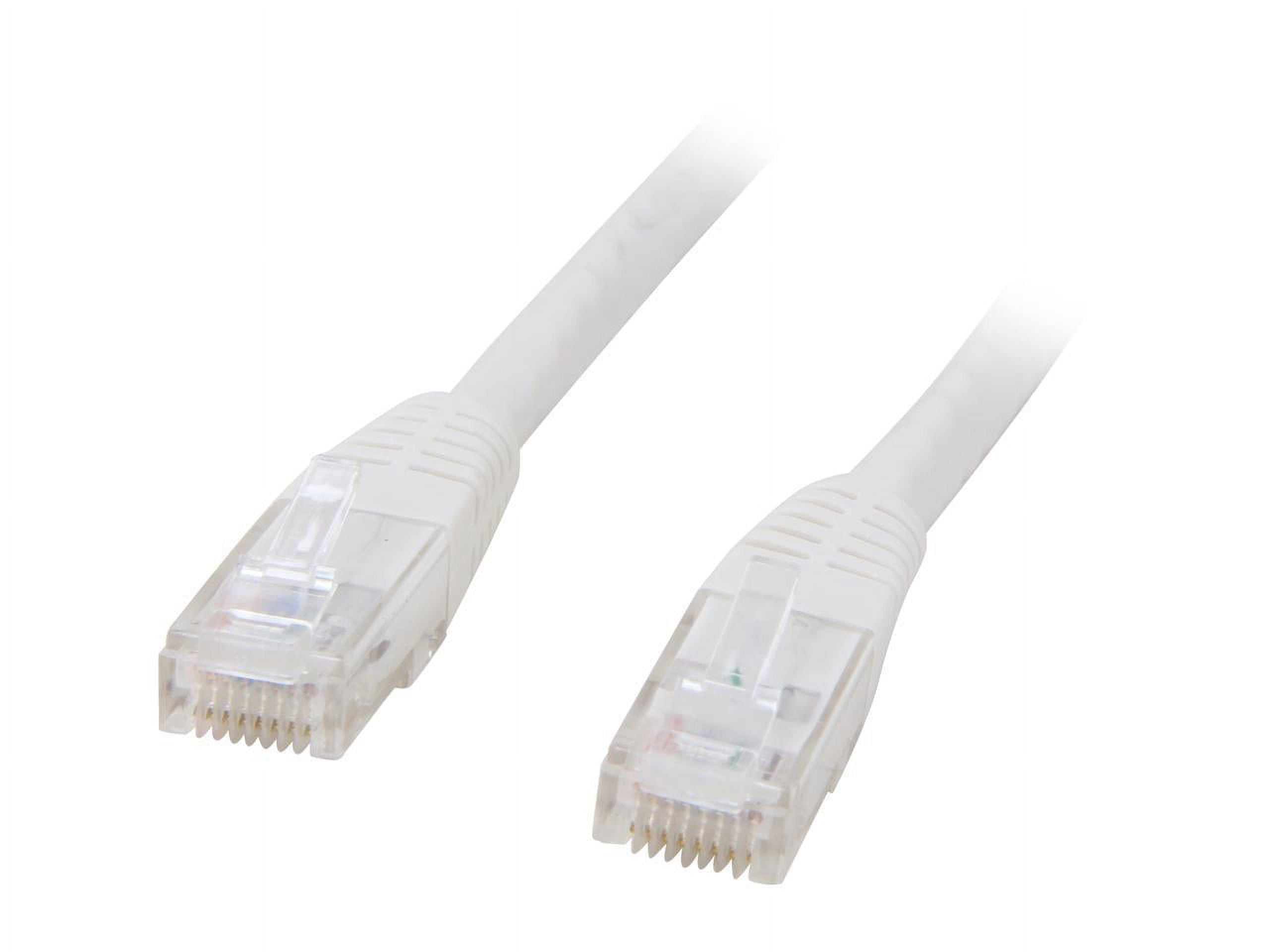 StarTech.com C6PATCH8WH 8 ft. Cat 6 White Molded UTP Patch Cable ETL ...