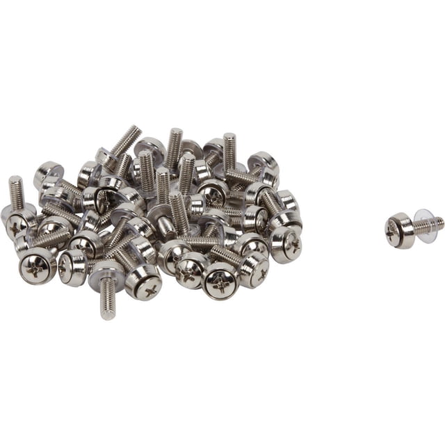 StarTech.com M5 Mounting Screws for Server Rack Cabinet - Computer ...