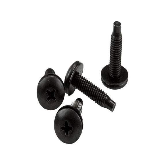 StarTech.com CABSCRWS1032 Server Rack Screws - 50 Pack - 10-32 Screws ...