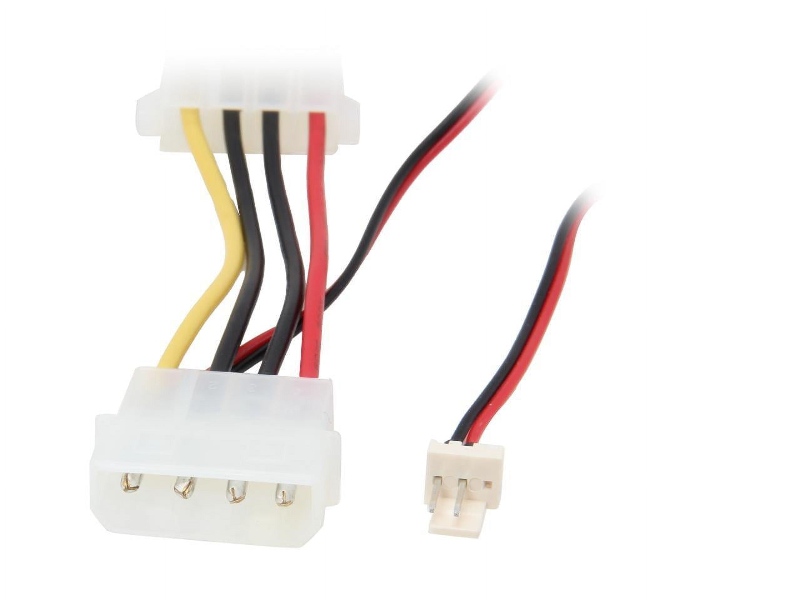 StarTech.com CPUFANADAPT 6.1 in. 6in Fan Adapter - TX3 to 2x LP4 Power ...