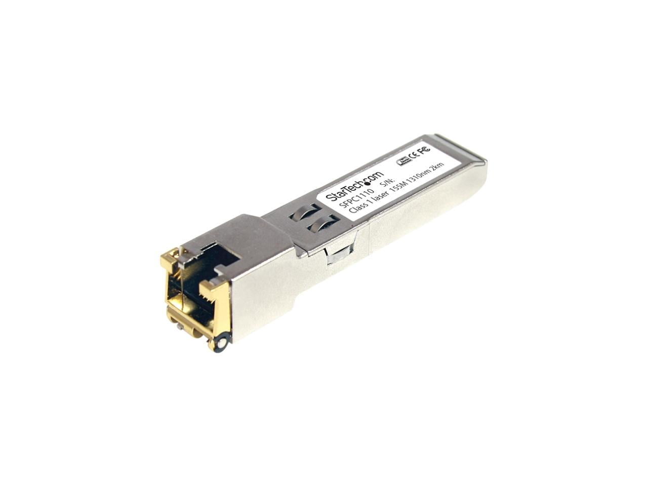 StarTech.com Cisco SFP-GE-T Compatible SFP Module - 1000BASE-T - 10/100 ...