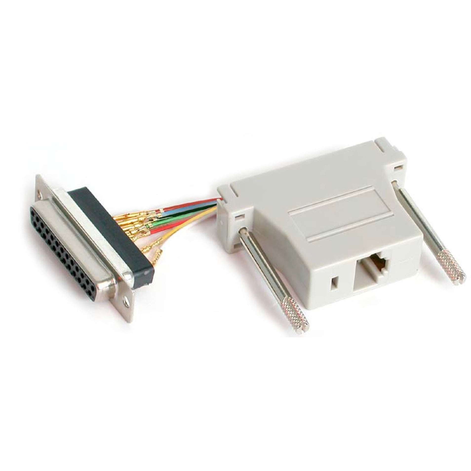 StarTech.com DB25 to RJ45 Modular Adapter, Serial adapter, DB-25 (F ...