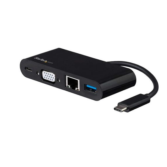 StarTech.com DKT30CVAGPD USB-C VGA Multiport Adapter Power Delivery(60W ...