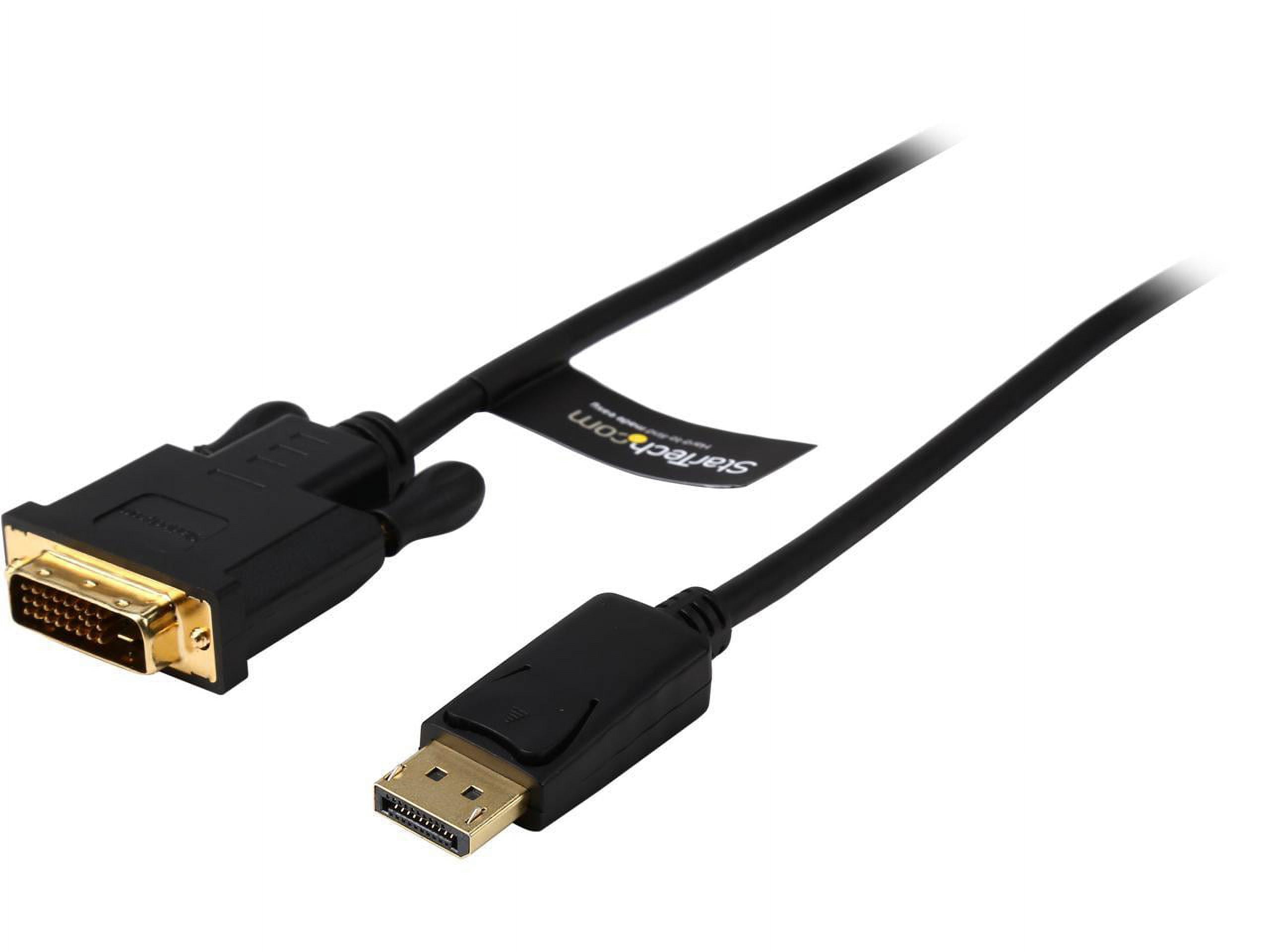 StarTech.com DP2DVI2MM3 DisplayPort to DVI Converter Cable - DP to DVI ...