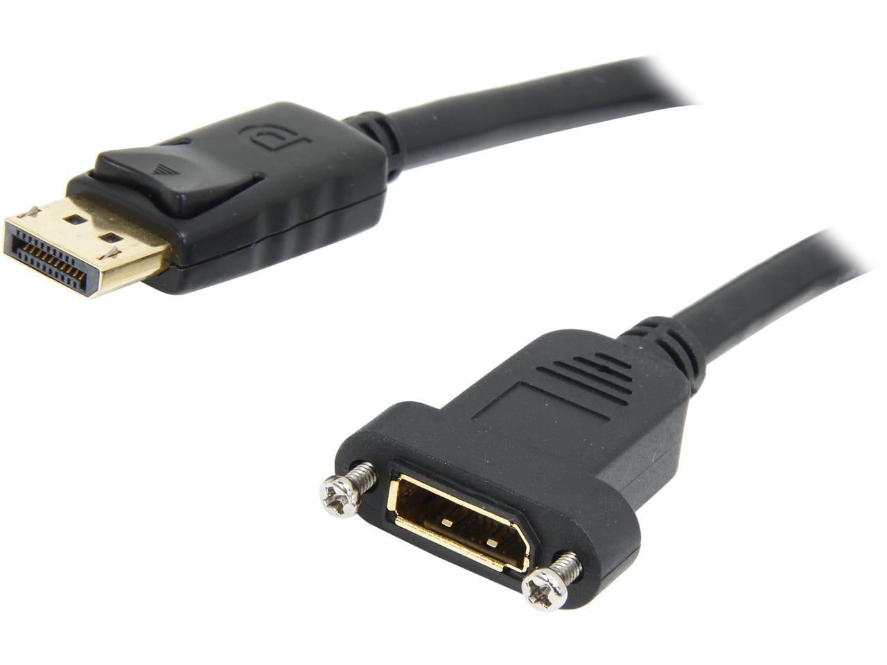 StarTech.com DPPNLFM3 3 ft. Black DisplayPort Male to DisplayPort ...