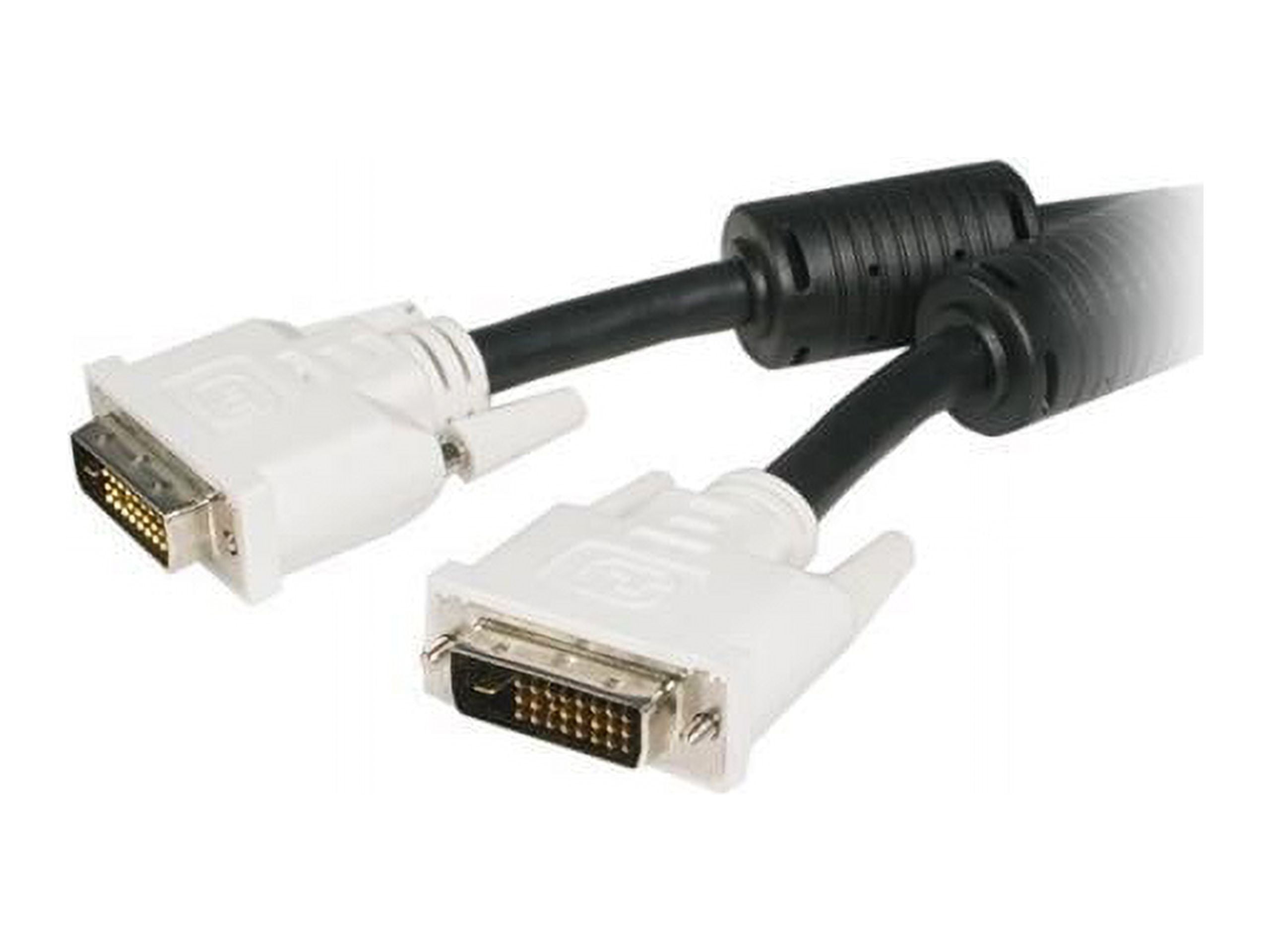 StarTech.com DVIDDMM20 Black Male to Male DVI-D Dual Link Digital Flat ...