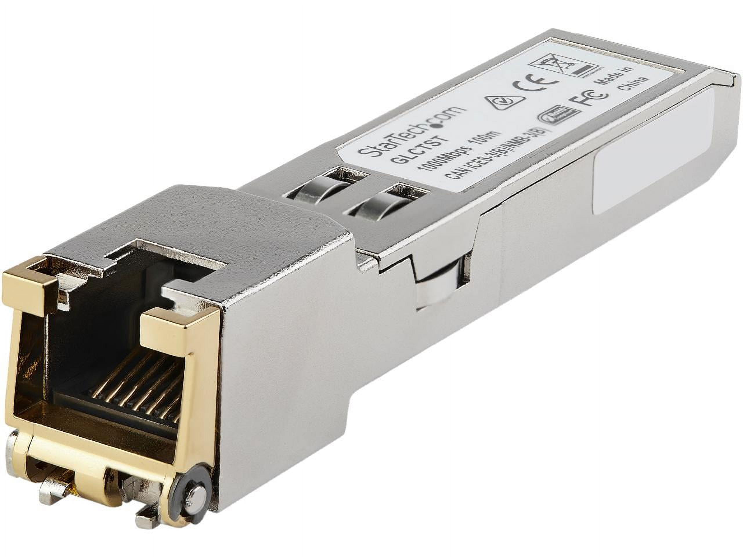StarTech.com Dell EMC SFP-1G-T Compatible SFP Module, 1000BASE-T, 1GE ...